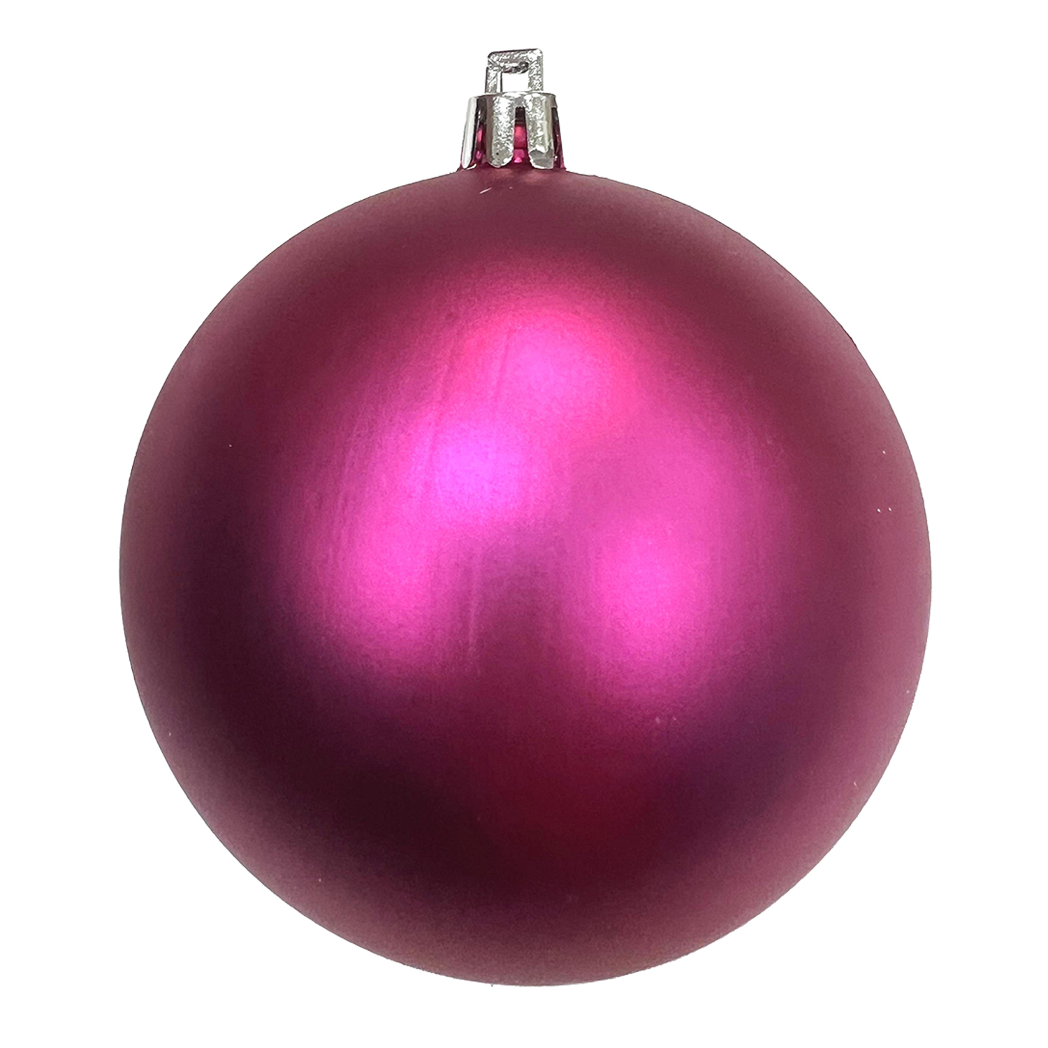BALL 90MM MATT DARK FUSHIA - Christmas Forever