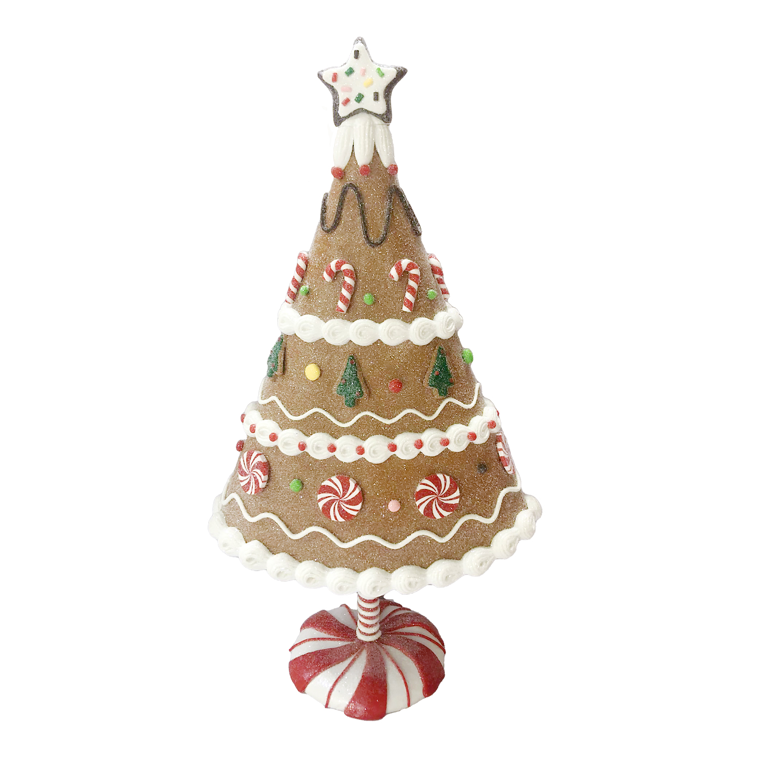 GINGERBREAD TREE 13.2" CLAY DOUGH - Christmas Forever