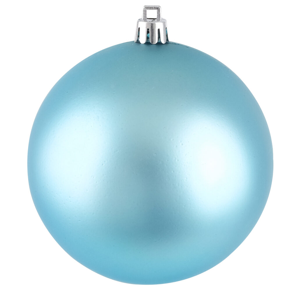 BALL 90MM MATTE LIGHT BLUE - Christmas Forever
