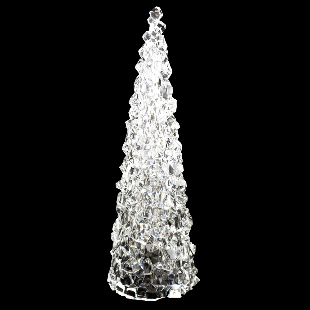 CONE TREE 18" ICE-LOOK CLEAR - Christmas Forever